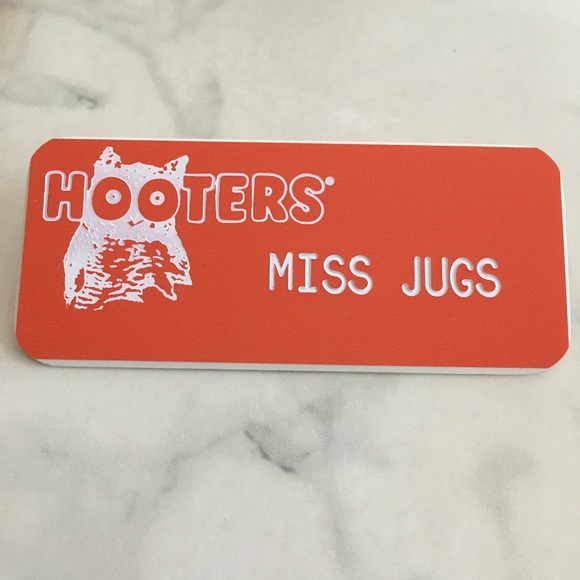Hooters | Accessories | New Hooters Girl Uniform Name Tag Miss Jugs ...